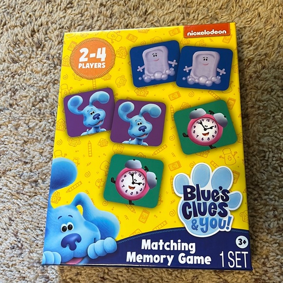 Nickelodeon | Toys | Bnwt Nickelodeon Blues Clues You Matching Memory ...